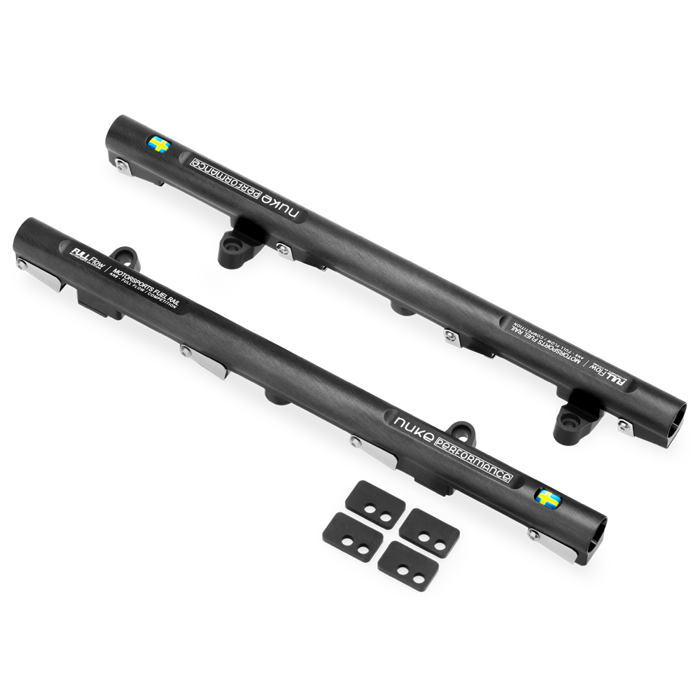 After market full flow fuel rail for GM LS engines, AN-8 ORB