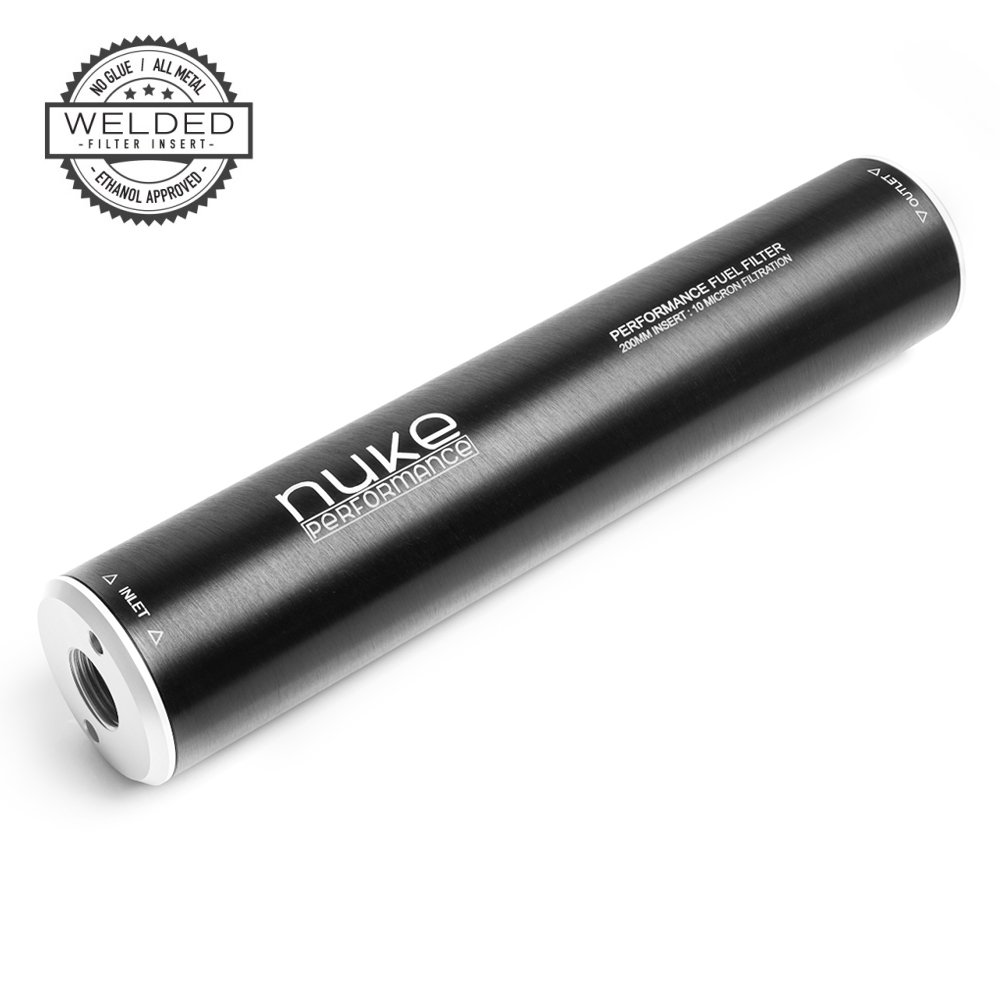 Nuke Performance Fuel Filter 200mm, 10micron ethanol proof filter insert