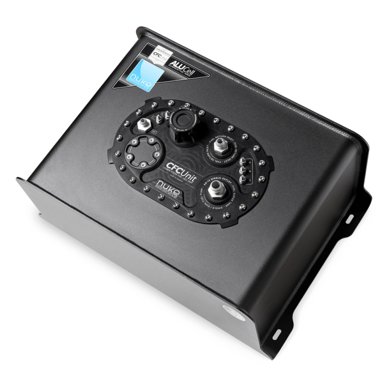 Aluminum Fuel Cell with integrated surge tank and fuel pump hanger