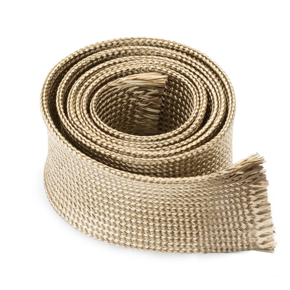 Titanium heat protection sleeves 1m (3.3ft) lengths