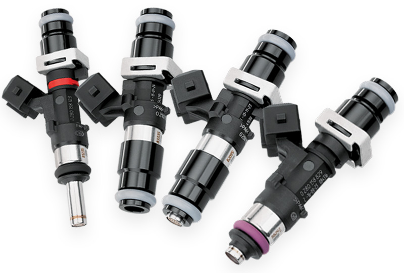 Bosch Motorsports 65mm (EV14L) injectors for Nuke Performance fuel rails