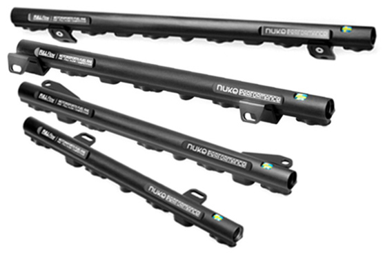 Lightweight ethanol proof fuel rails for Volkswagen engines